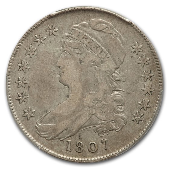 Buy 1807 Bust Half Dollar VF-25 PCGS (Small Stars) | APMEX