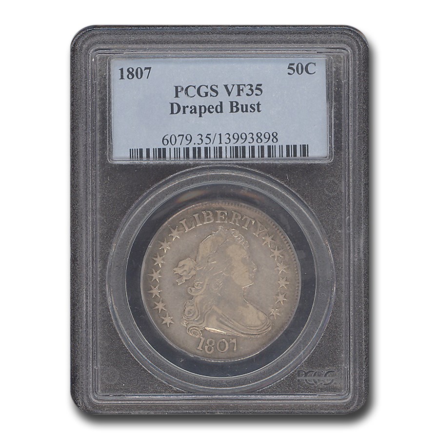 Buy 1807 Bust Half Dollar VF-35 PCGS | APMEX