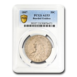 Buy 1807 Capped Bust Half Dollar AU-53 PCGS (Bearded) | APMEX