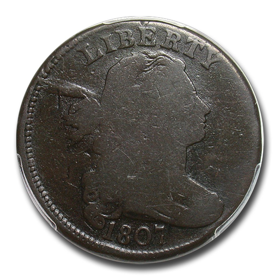 Buy 1807 Draped Bust Large Cent VG-8 PCGS (Comet S-271) | APMEX