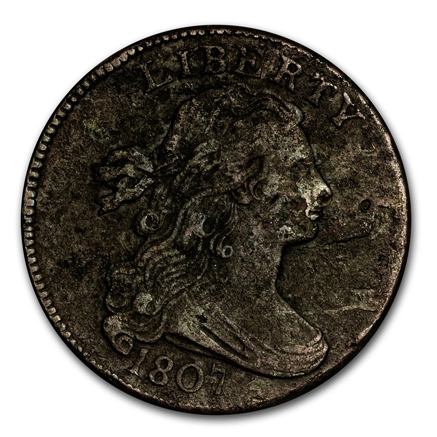 Buy 1807 Large Cent Large Fraction VF Details | APMEX