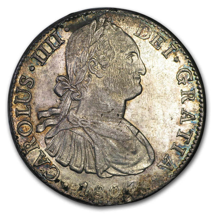 1807 Mo-TH Mexico Silver 8 Reales XF/AU Coin For Sale | 8 Reales ...