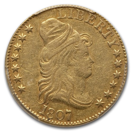 Buy 1807 Turban Head $5 Gold Half Eagle XF-40 PCGS (Bust Right) | APMEX