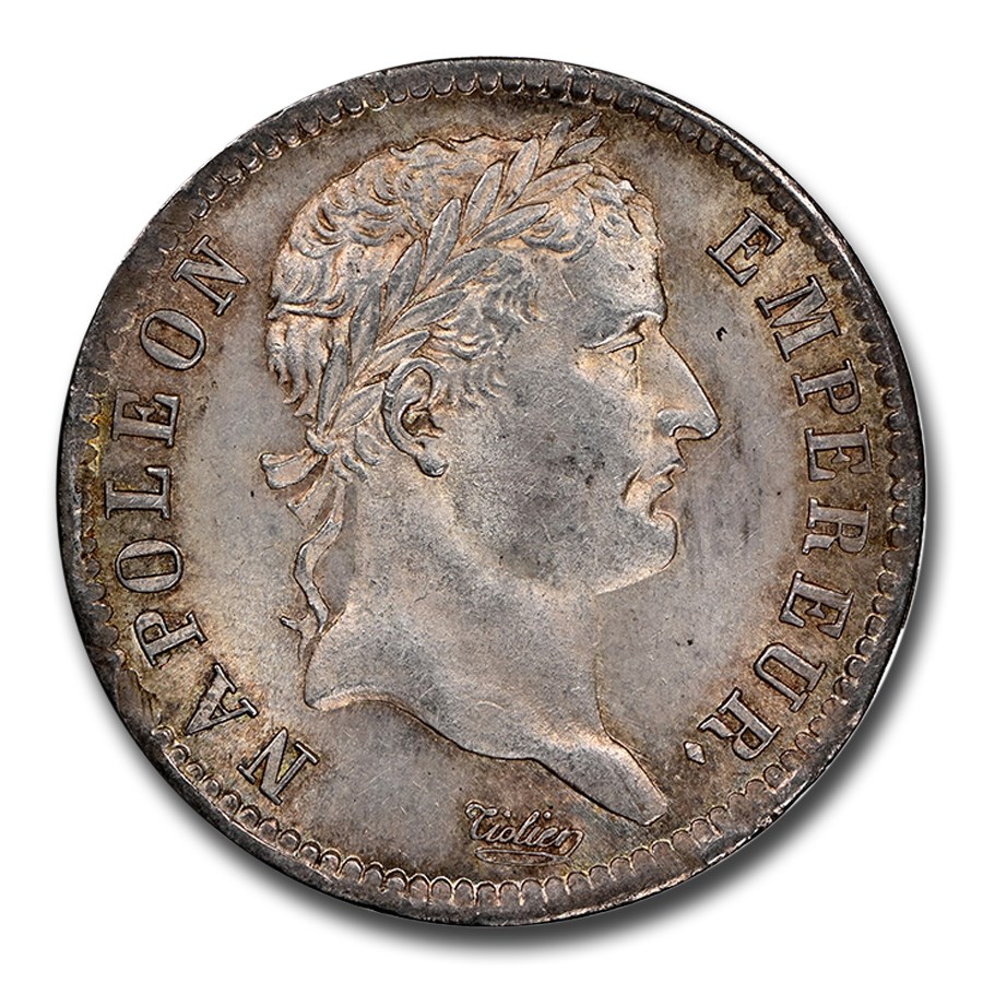 Buy 1808-A France Silver Franc Napoleon MS-65 NGC | APMEX