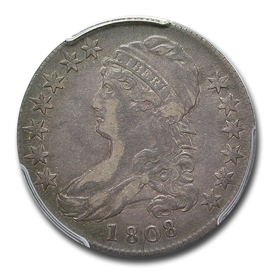 Buy 1808 Capped Bust Half Dollar VF-25 PCGS | APMEX