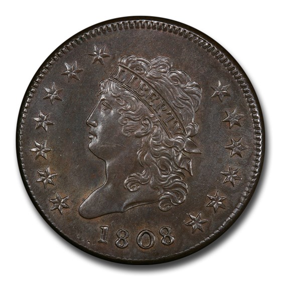 Buy 1808 Large Cent MS-64 PCGS (Brown, Sheldon-279) | APMEX