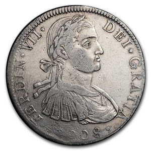 Buy 1808-MO Mexico Silver 8 Reales Ferdinand VII VF | APMEX