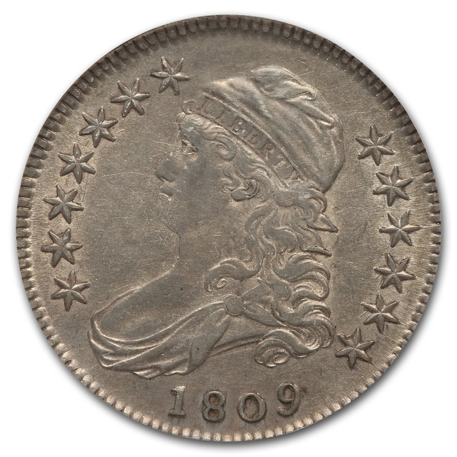 Buy 1809 Capped Bust Half Dollar AU-58 NGC | APMEX