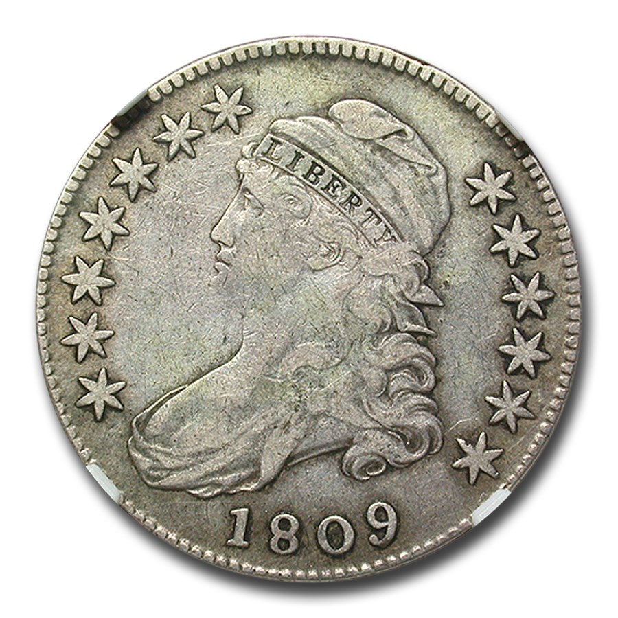 1809 Capped Bust Half Dollar VF-20 NGC