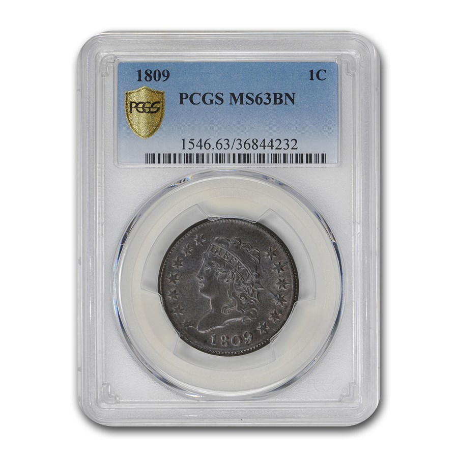 Buy 1809 Large Cent MS-63 PCGS (Brown) | APMEX