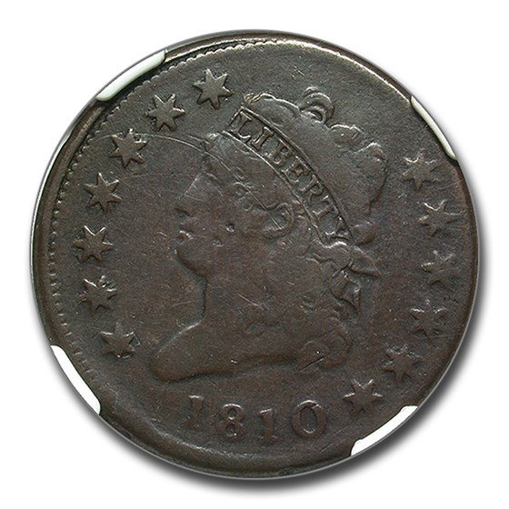 Buy 1810 Classic Head Large Cent Fine-12 NGC | APMEX