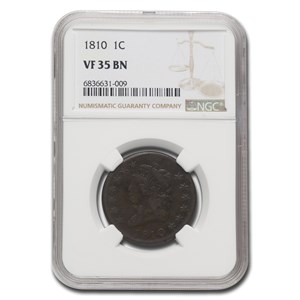 Buy 1810 Classic Head Large Cent VF-35 NGC (Brown) | APMEX