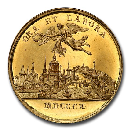 Buy 1810 Gold Medal Rhenish Confederation City View SP-62 PCGS | APMEX