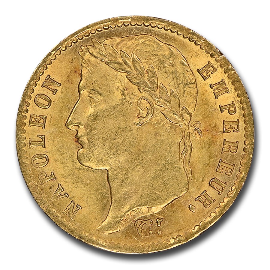 Buy 1811-A France Gold 20 Francs Napoleon I MS-62 NGC | APMEX