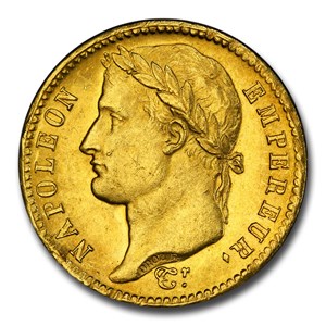 1811-A France Gold 20 Francs Napoleon I MS-63 PCGS