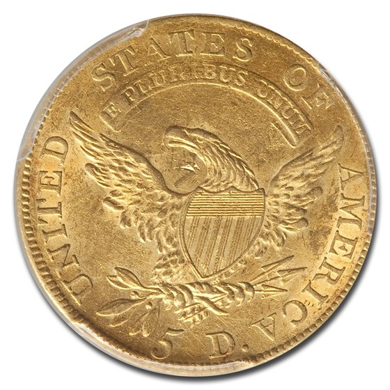 Buy 1811 Capped Bust $5 Gold Half Eagle MS-61 PCGS (Tall 5) | APMEX