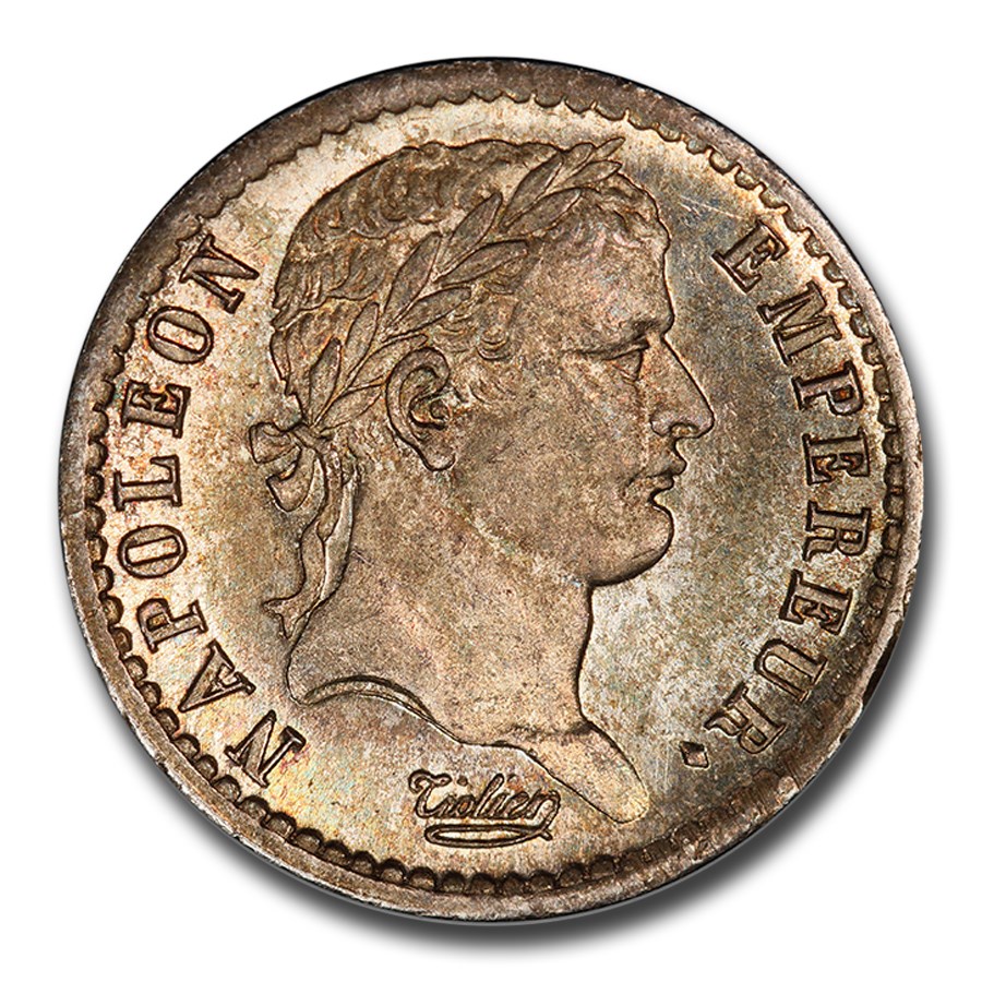 Buy 1812-A France Silver 1/2 Franc Napoleon MS-66 PCGS | APMEX