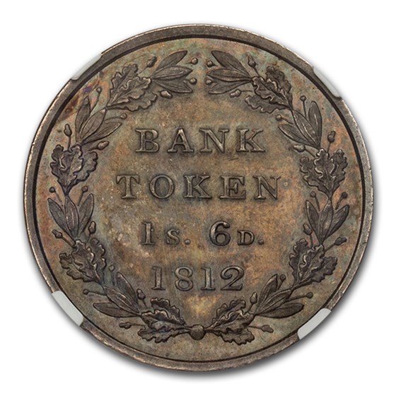 Buy 1812 Great Britain Silver 18 Pence Bank Token PF-63 NGC | APMEX