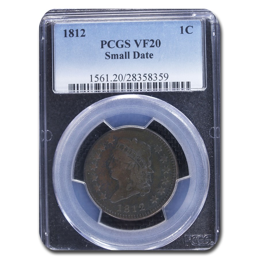 Buy 1812 Large Cent VF-20 PCGS (Small Date) | APMEX