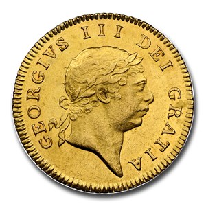 1813 Great Britain Gold 1/2 Guinea George III MS-63 NGC