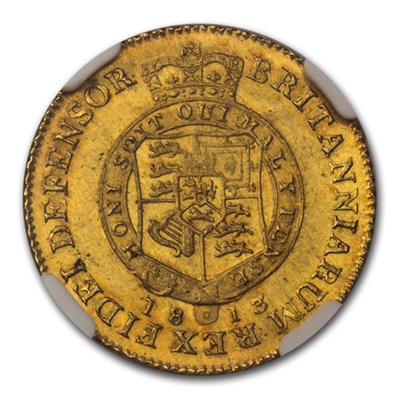 Buy 1813 Great Britain Gold Half-Guinea George III MS-64 NGC | APMEX