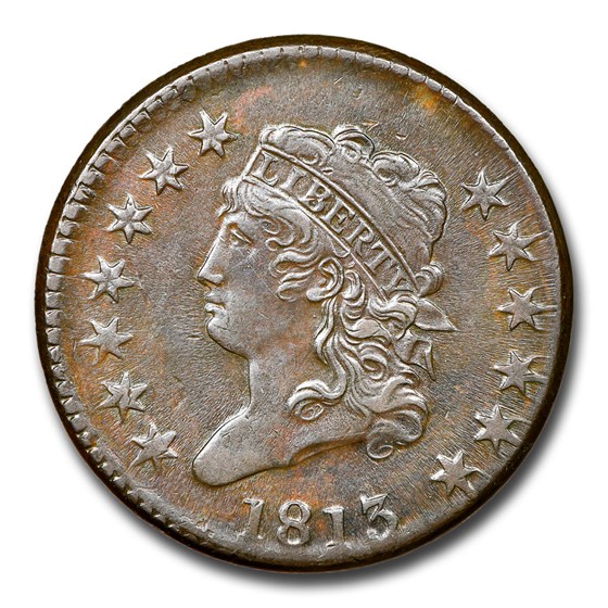 Buy 1813 Large Cent MS-61 NGC (Brown) | APMEX
