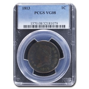 Buy 1813 Large Cent VG-8 PCGS | APMEX