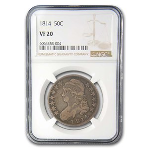 Buy 1814 Capped Bust Half Dollar VF-20 NGC | APMEX