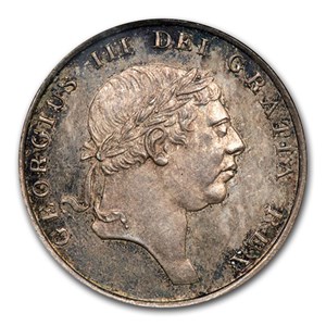 Buy 1814 Great Britain Ag 18 Pence Bank Token George III MS-65 NGC | APMEX