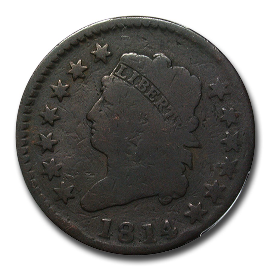 Buy 1814 Large Cent Good-4 PCGS (Brown) | APMEX