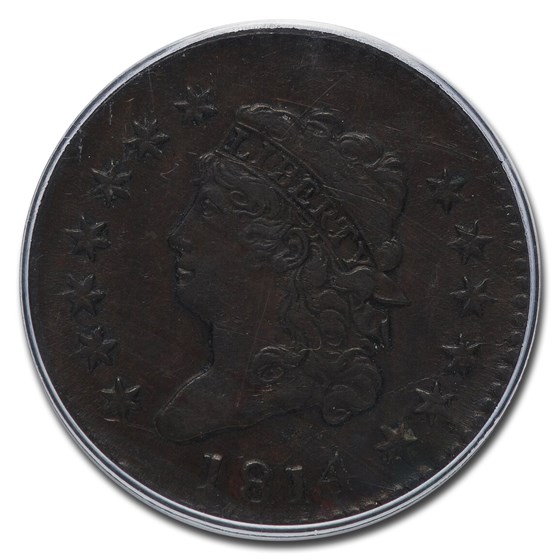 Buy 1814 Large Cent XF-45 PCGS (Plain 4) | APMEX
