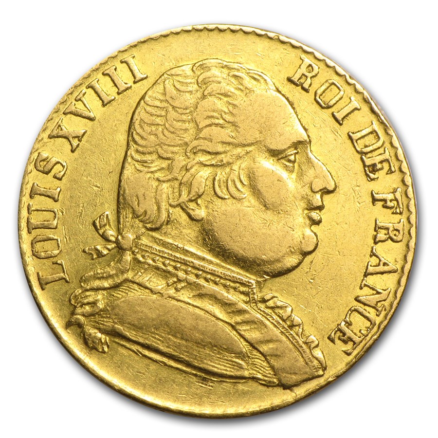 Buy 1815-R France Gold 20 Francs Louis XVIII XF | APMEX