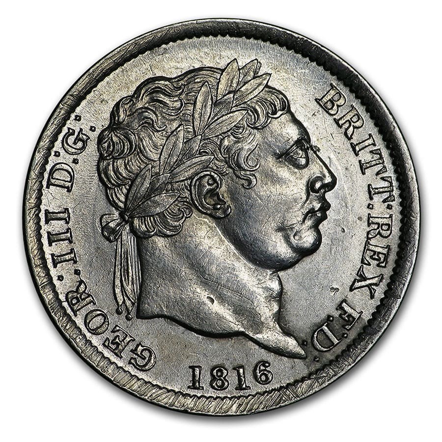 Buy 1816 Great Britain Silver Shilling Bank Token George III AU | APMEX