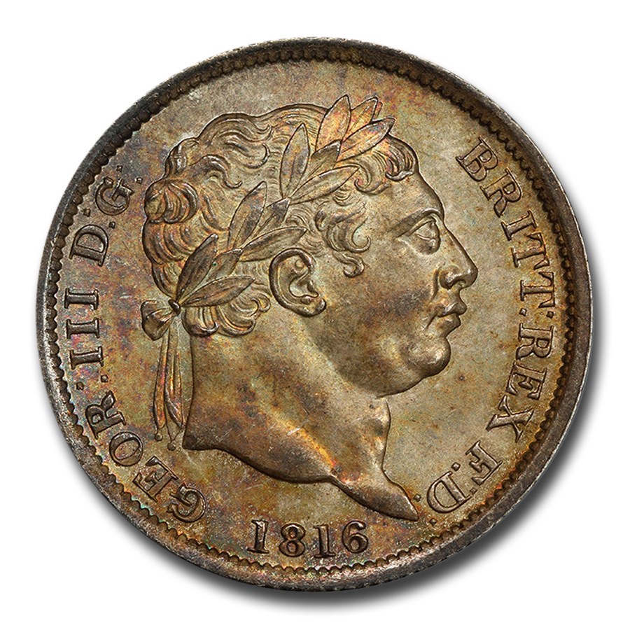 Buy 1816 Great Britain Silver Shilling George III MS-64 PCGS | APMEX