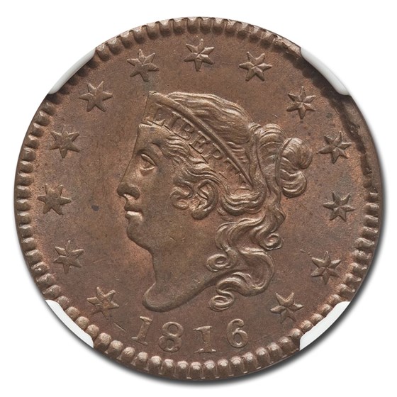 Buy 1816 Large Cent MS-64 NGC CAC (Red/Brown) | APMEX