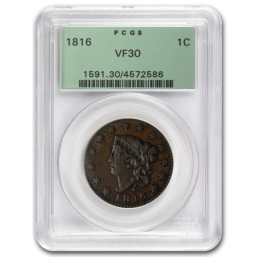 Buy 1816 Large Cent VF-30 PCGS | APMEX