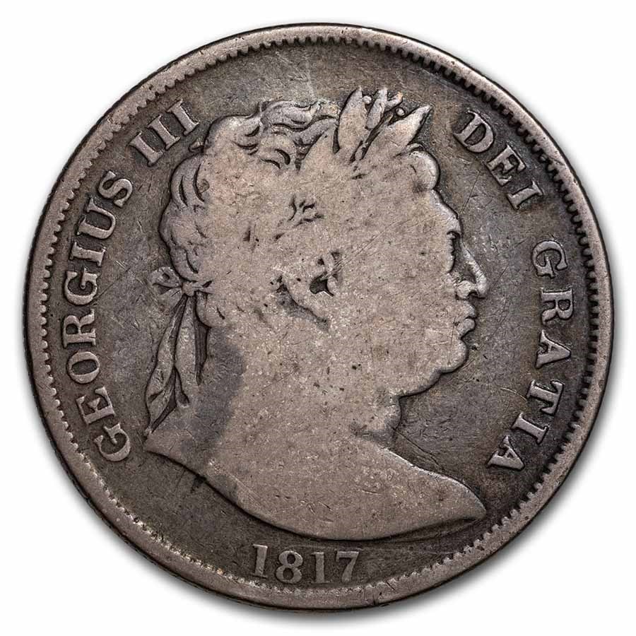 Buy (1817-1820) Great Britain Silver 1/2 Crown George III Fine | APMEX