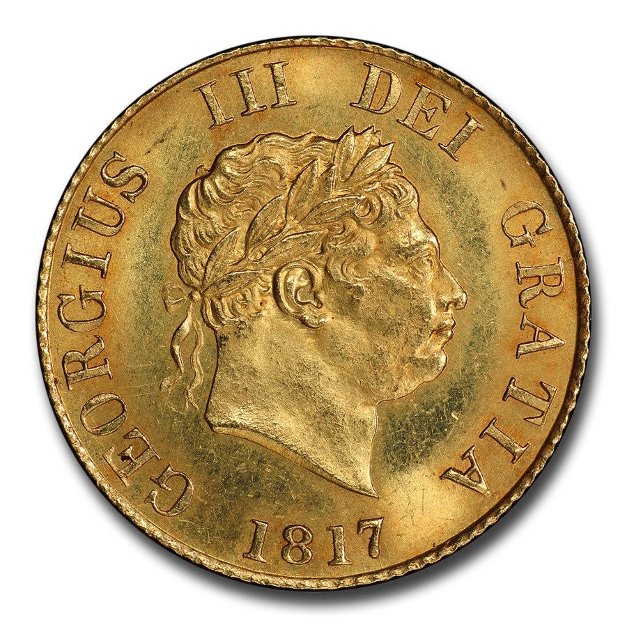 Buy 1817 Great Britain Gold Half Sovereign George III MS-64 PCGS | APMEX