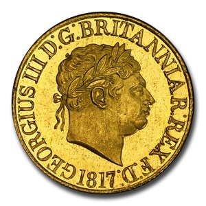 1817 Great Britain Gold Sovereign George III MS-62 PCGS