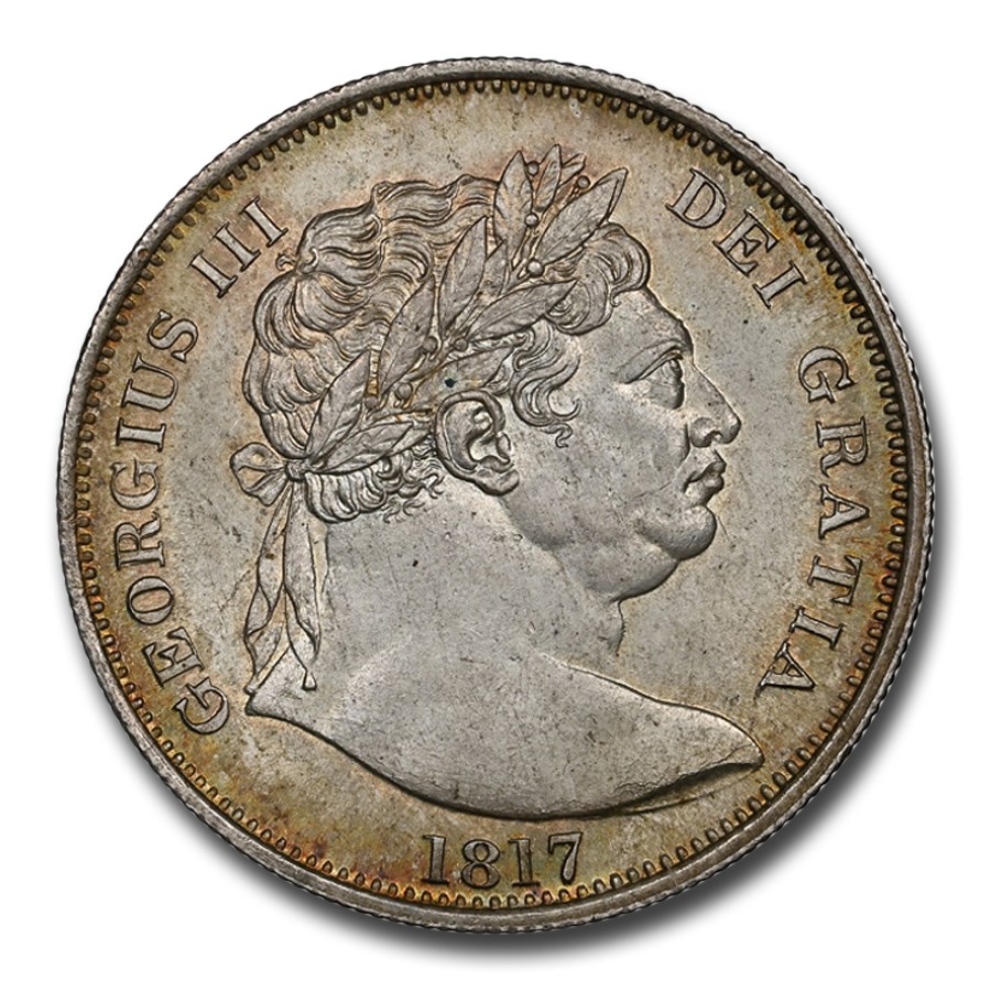 Buy 1817 Great Britain Silver Half Crown George III MS-65 NGC | APMEX