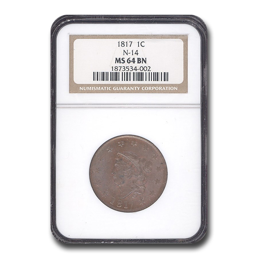 Buy 1817 Large Cent MS-64 NGC (Brown) | APMEX