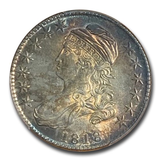 Buy 1818 Bust Half Dollar MS-61 PCGS | APMEX