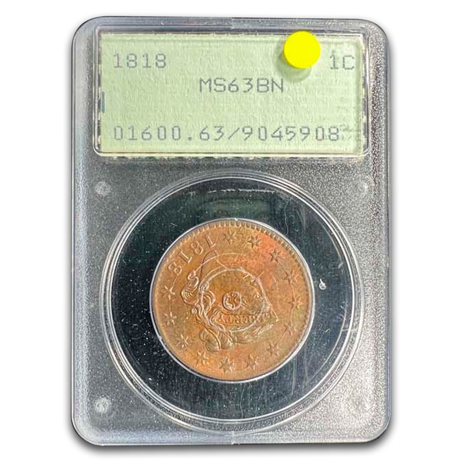Buy 1818 Large Cent MS-63 PCGS (Brown) | APMEX