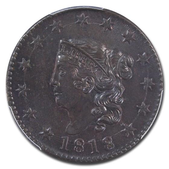 Buy 1818 Large Cent MS-63 PCGS CAC (Brown, N-10) | APMEX