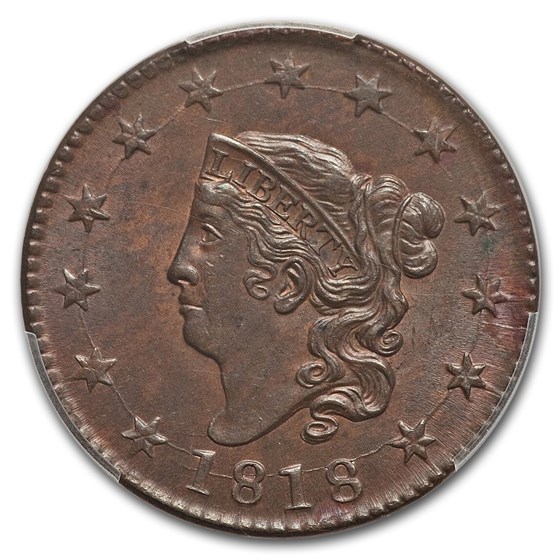 Buy 1818 Large Cent MS-64 PCGS (Brown) | APMEX