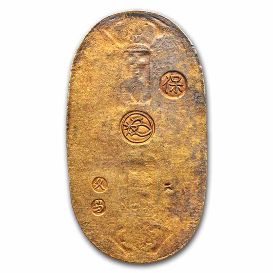 Buy 1819-28 Japan Bunsei Gold Koban 1 Ryo AU JNDA | APMEX