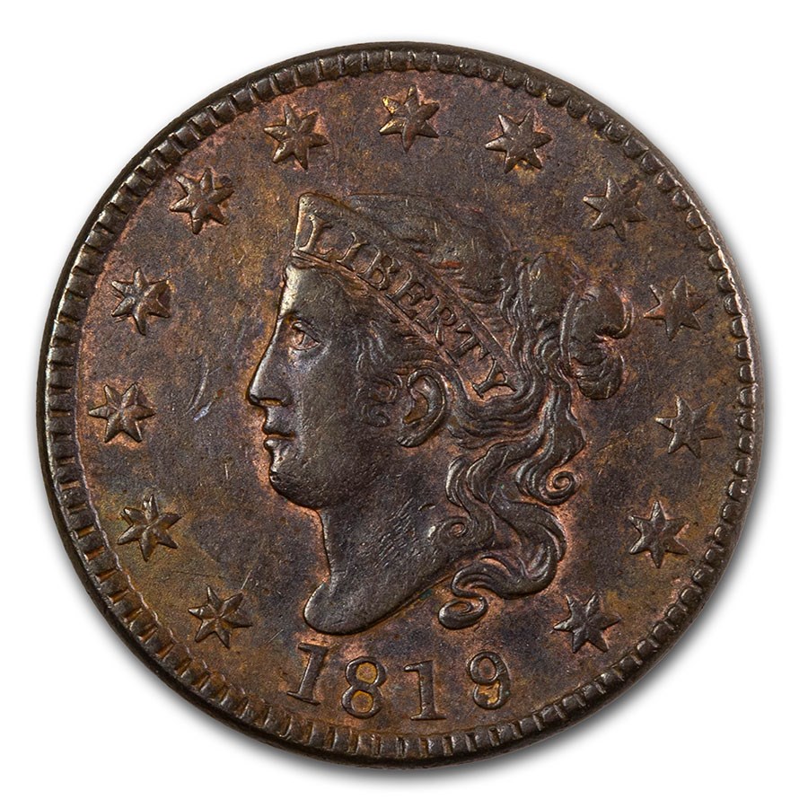 Buy 1819/8 Large Cent AU | APMEX