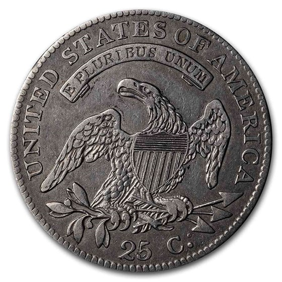 Buy 1819 Capped Bust Quarter VF Details (Small 9, Cleaned) | APMEX