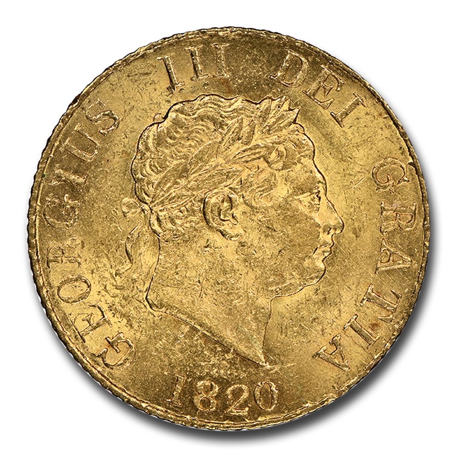 Buy 1820 Great Britain Gold Half Sovereign MS-62 NGC | APMEX