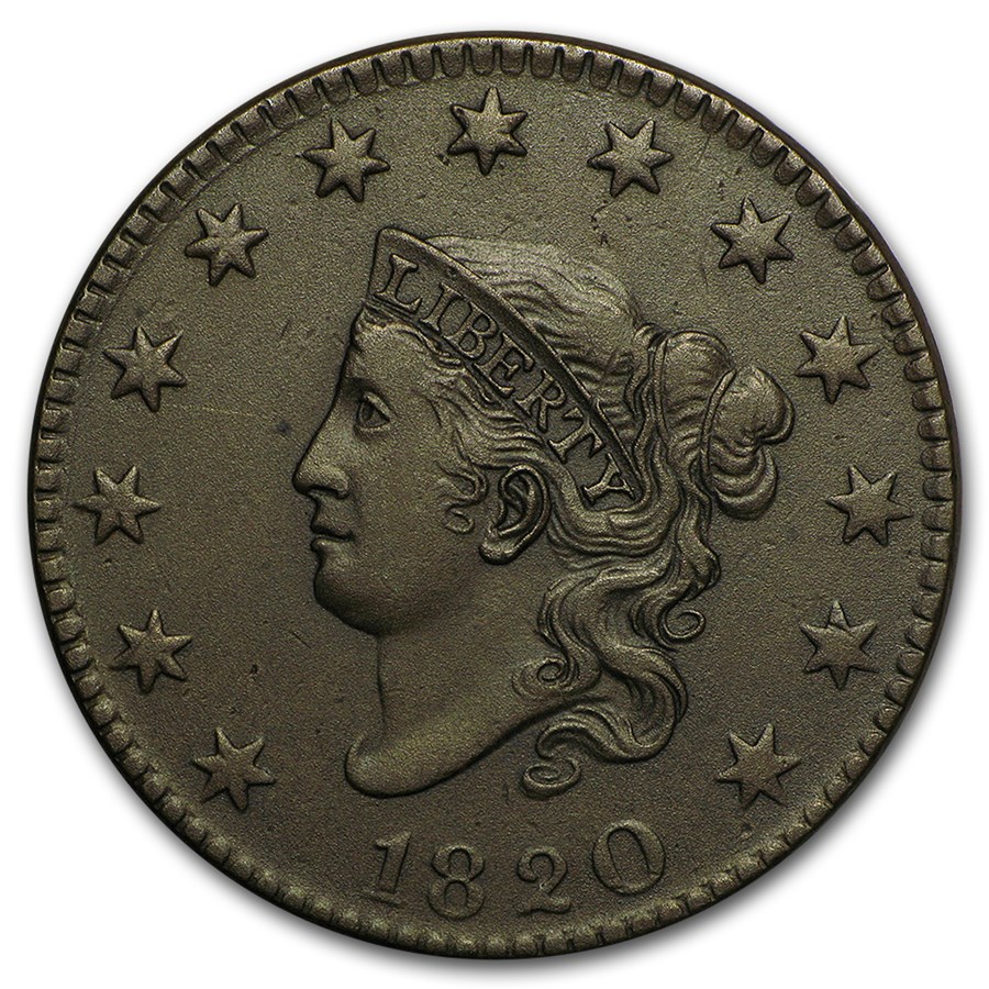 Buy 1820 Large Cent Large Date AU+ | APMEX